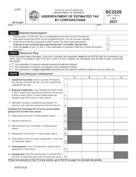 Form SC2220 Download Printable PDF or Fill Online Underpayment of ...