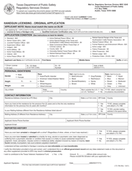 Form LTC-77 Download Fillable PDF or Fill Online Handgun Licensing ...