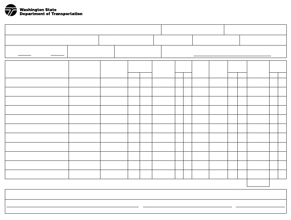 DOT Form 272-060 Download Fillable PDF or Fill Online Federal-Aid ...