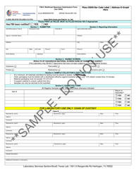 Form F40-C Download Printable PDF or Fill Online Biothreat Specimen ...