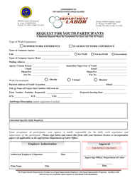 Virgin Islands Request for Youth Participants - Fill Out, Sign Online ...