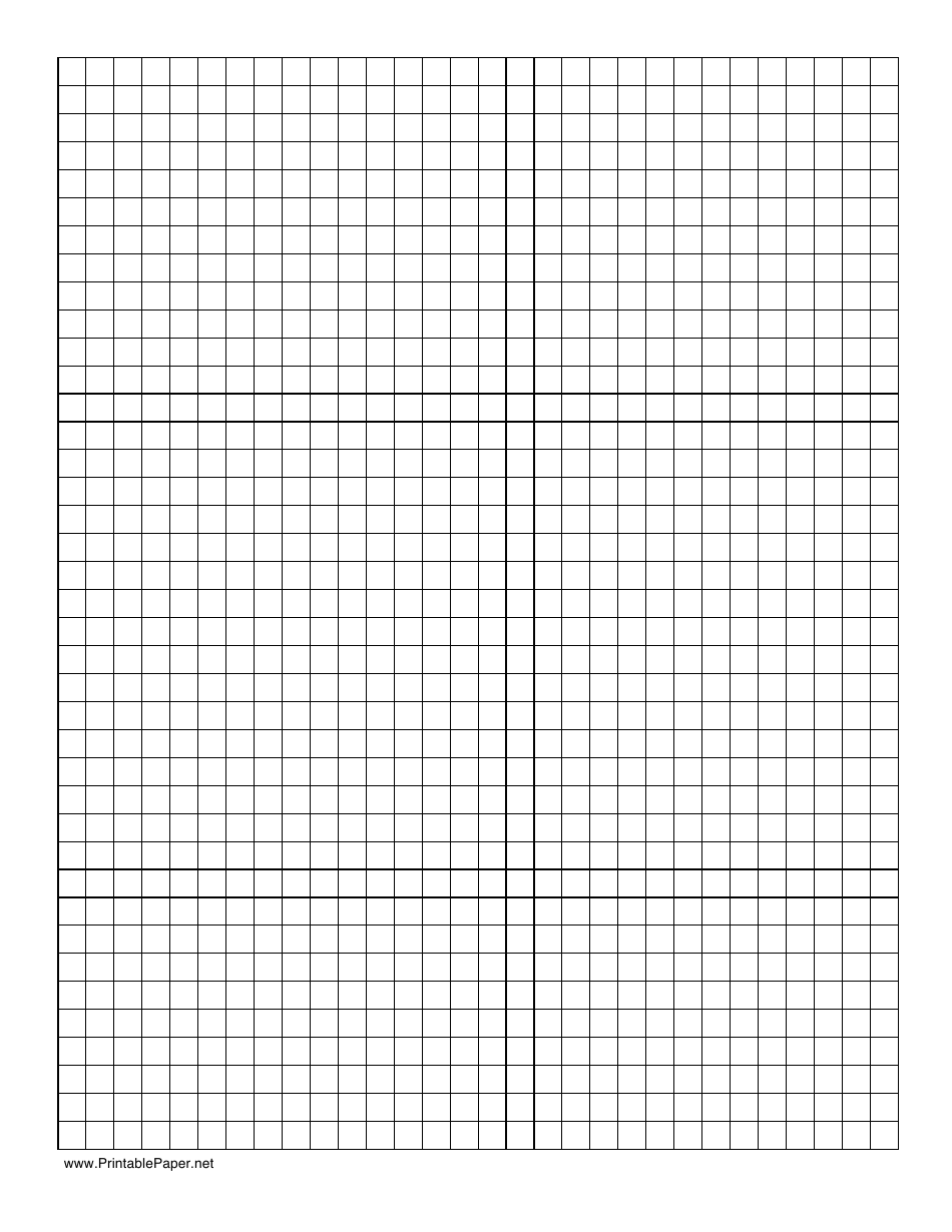 Black 1x1 Grid Graph Paper Template Download Printable Pdf 