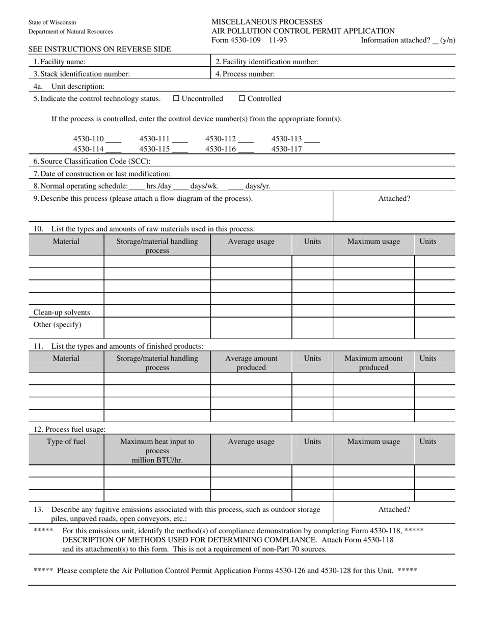 Form 4530-109 - Fill Out, Sign Online and Download Printable PDF ...