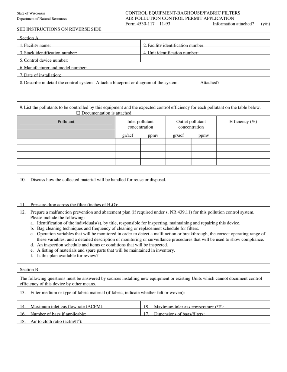 Form 4530-117 - Fill Out, Sign Online and Download Printable PDF ...