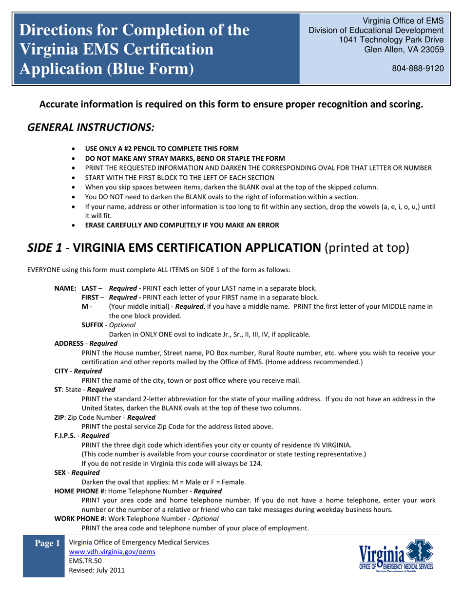 Form EMS.TR.50 - Fill Out, Sign Online and Download Printable PDF ...