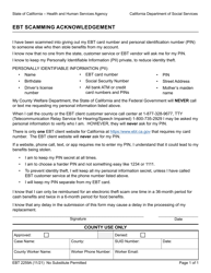 Form EBT2259A Download Fillable PDF or Fill Online Ebt Scamming ...