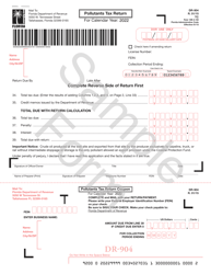 Form DR-904 - 2022 - Fill Out, Sign Online and Download Printable PDF ...