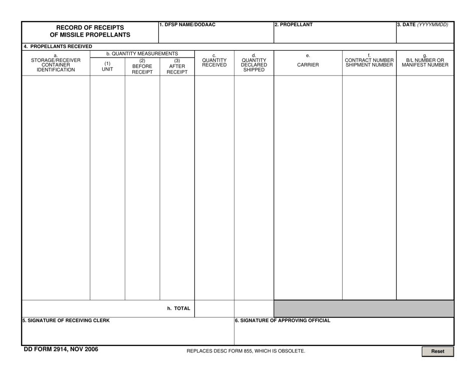 DD Form 2914 - Fill Out, Sign Online and Download Fillable PDF ...