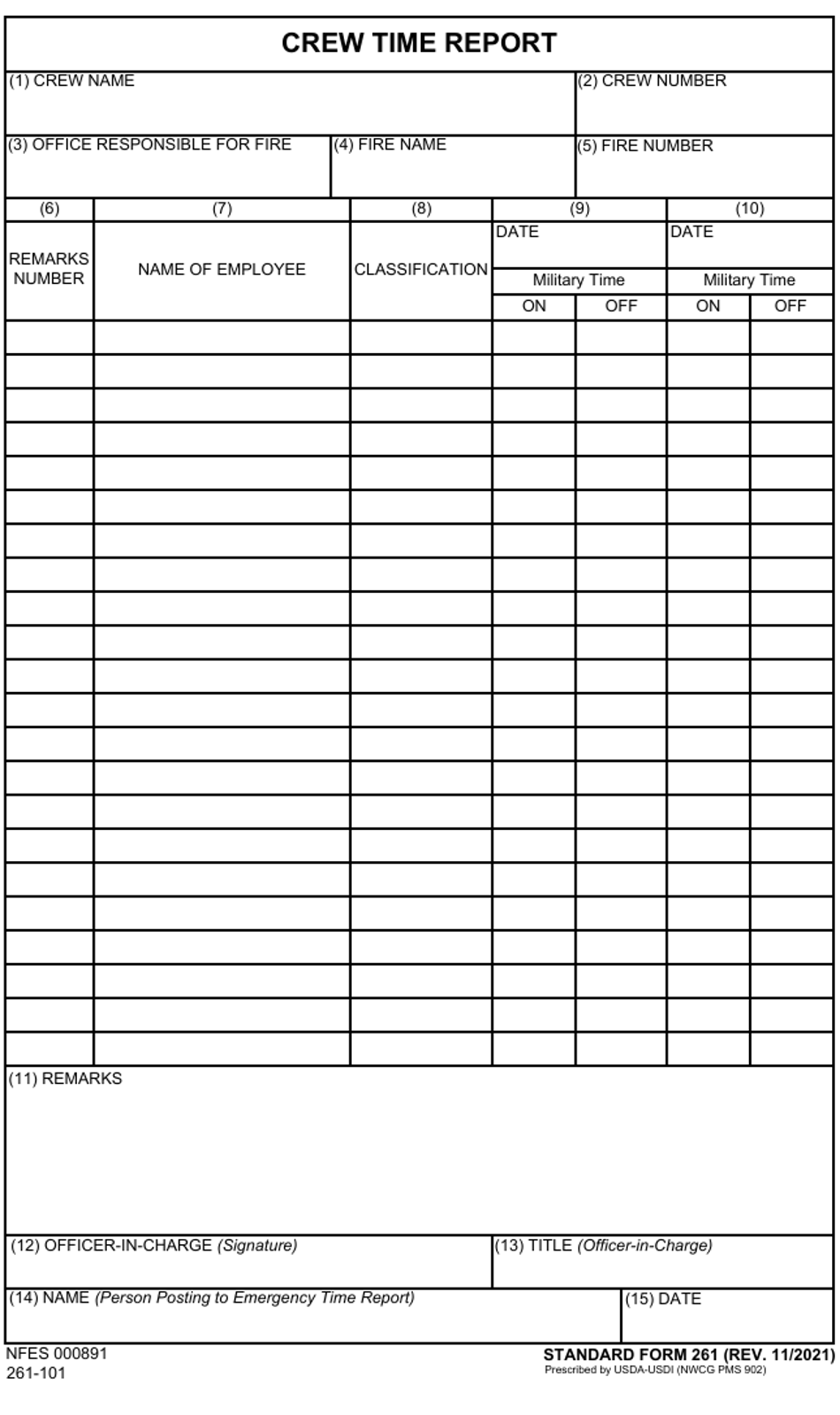 Form SF-261 - Fill Out, Sign Online and Download Fillable PDF ...