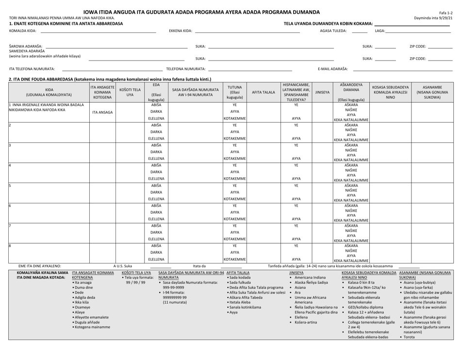 Iowa Iowa Low-Income Home Energy Assistance Program and Weatherization ...