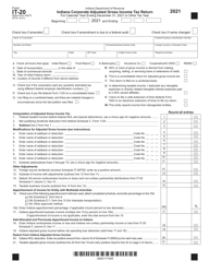 Form IT-20 (State Form 44275) Download Fillable PDF or Fill Online ...