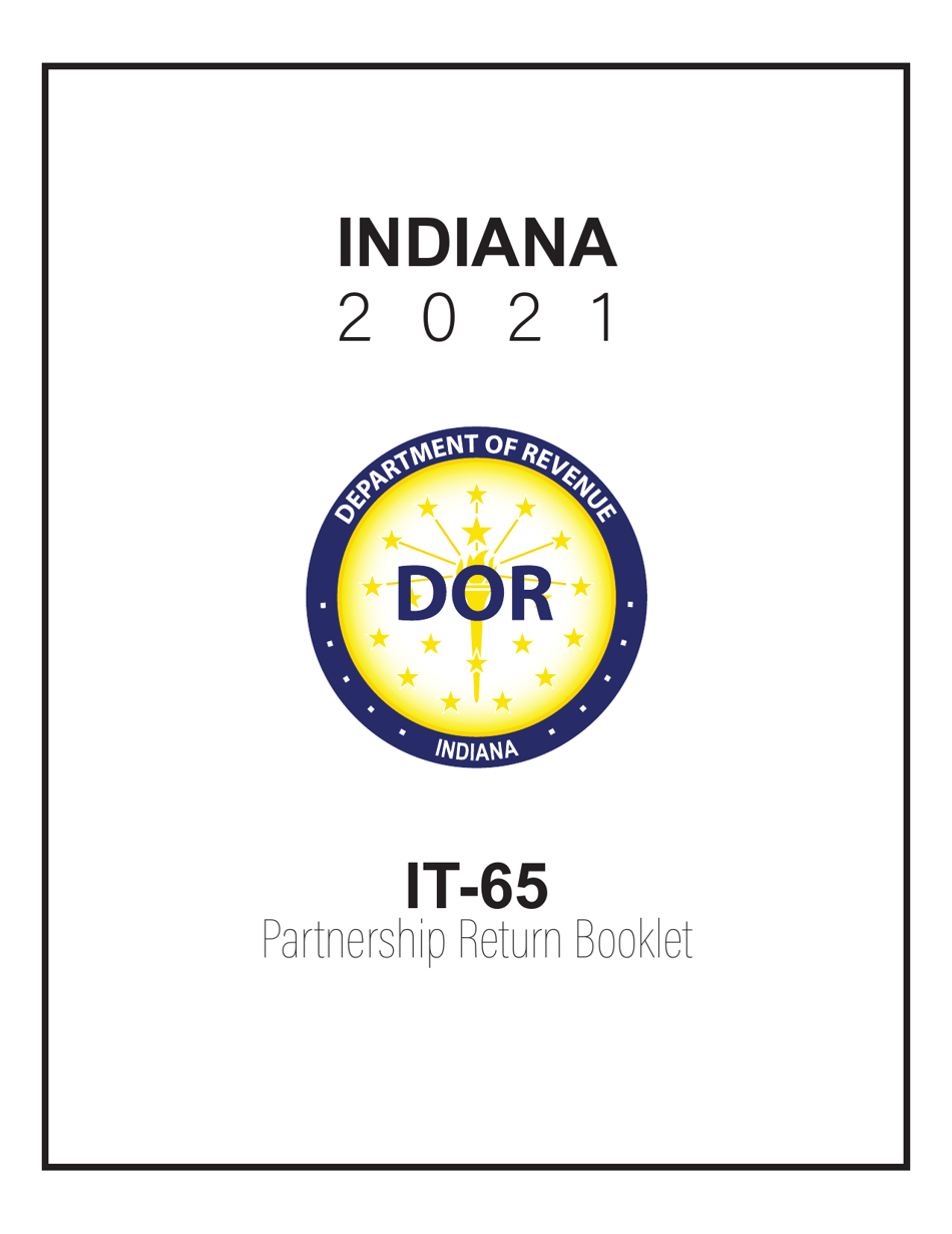 Download Instructions for Form IT-65, State Form 11800 Indiana ...