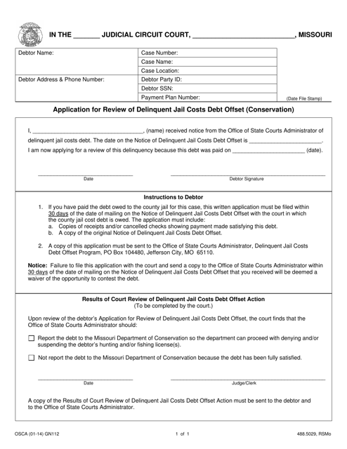 Missouri Courts Forms PDF templates. download Fill and print for free ...