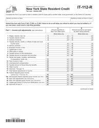 Form IT-112-R - 2021 - Fill Out, Sign Online and Download Fillable PDF ...