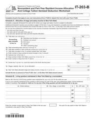 Form IT-203-B - 2021 - Fill Out, Sign Online and Download Fillable PDF ...