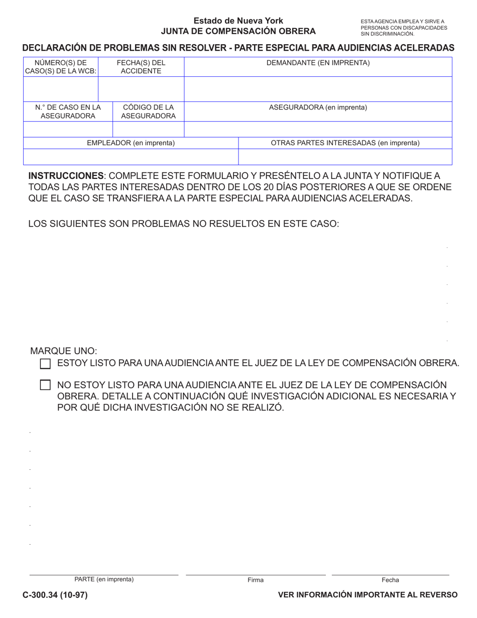 Formulario C-300.34 - Fill Out, Sign Online and Download Fillable PDF ...