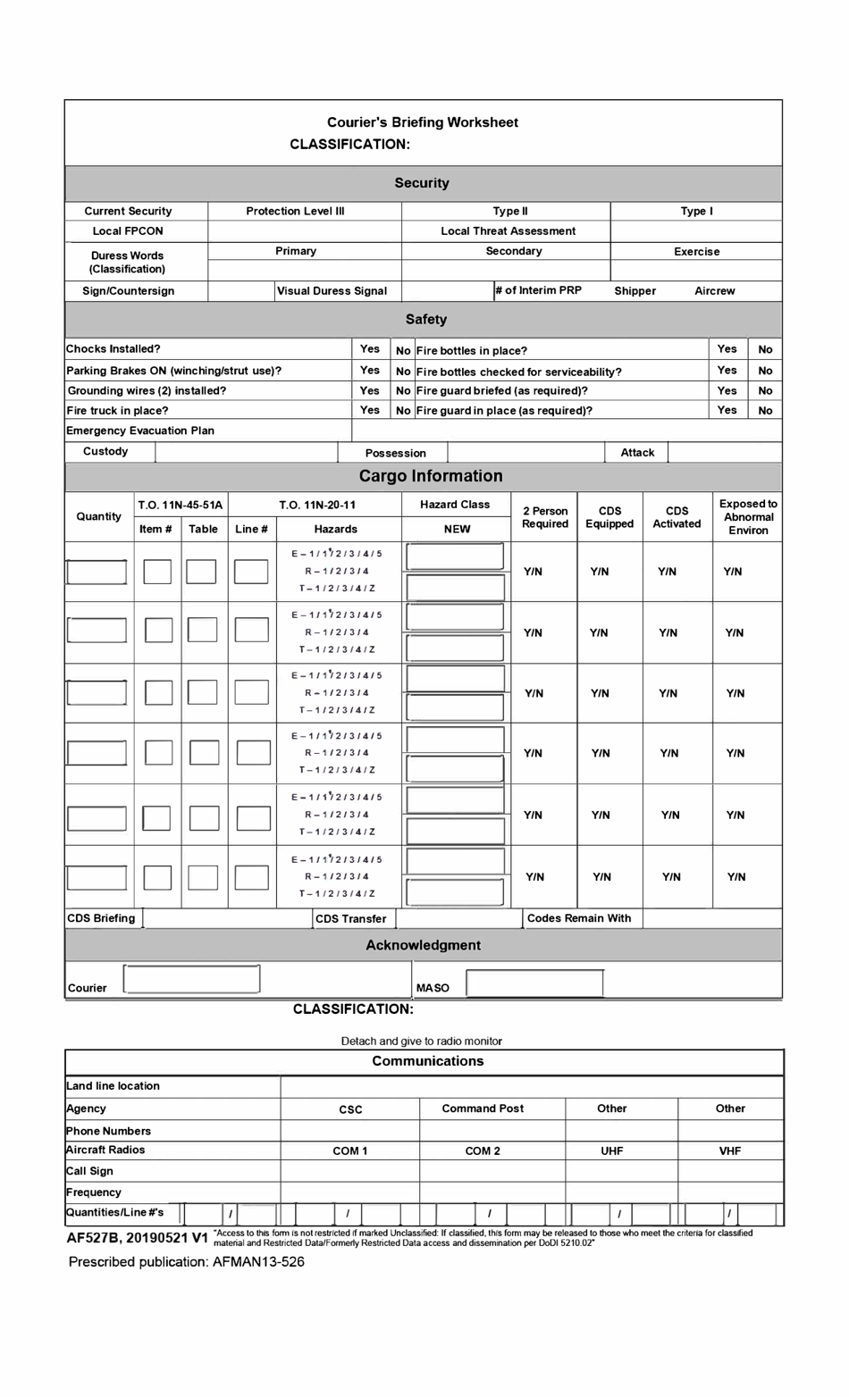 AF Form 527B - Fill Out, Sign Online and Download Fillable PDF | Templateroller