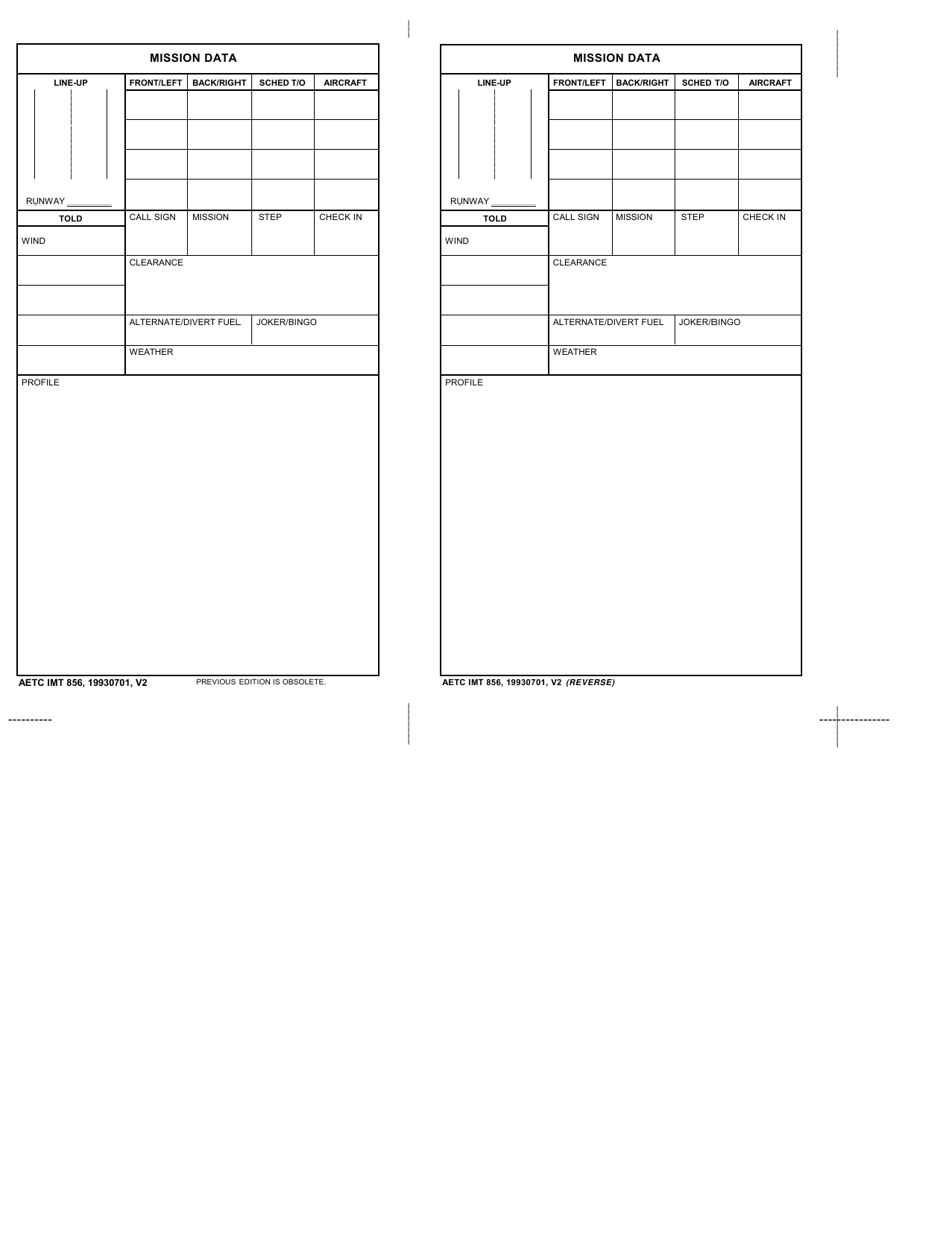 AETC IMT Form 856 - Fill Out, Sign Online and Download Printable PDF ...