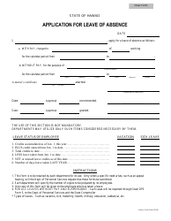 HRD Form G-1 - Fill Out, Sign Online and Download Fillable PDF, Hawaii ...