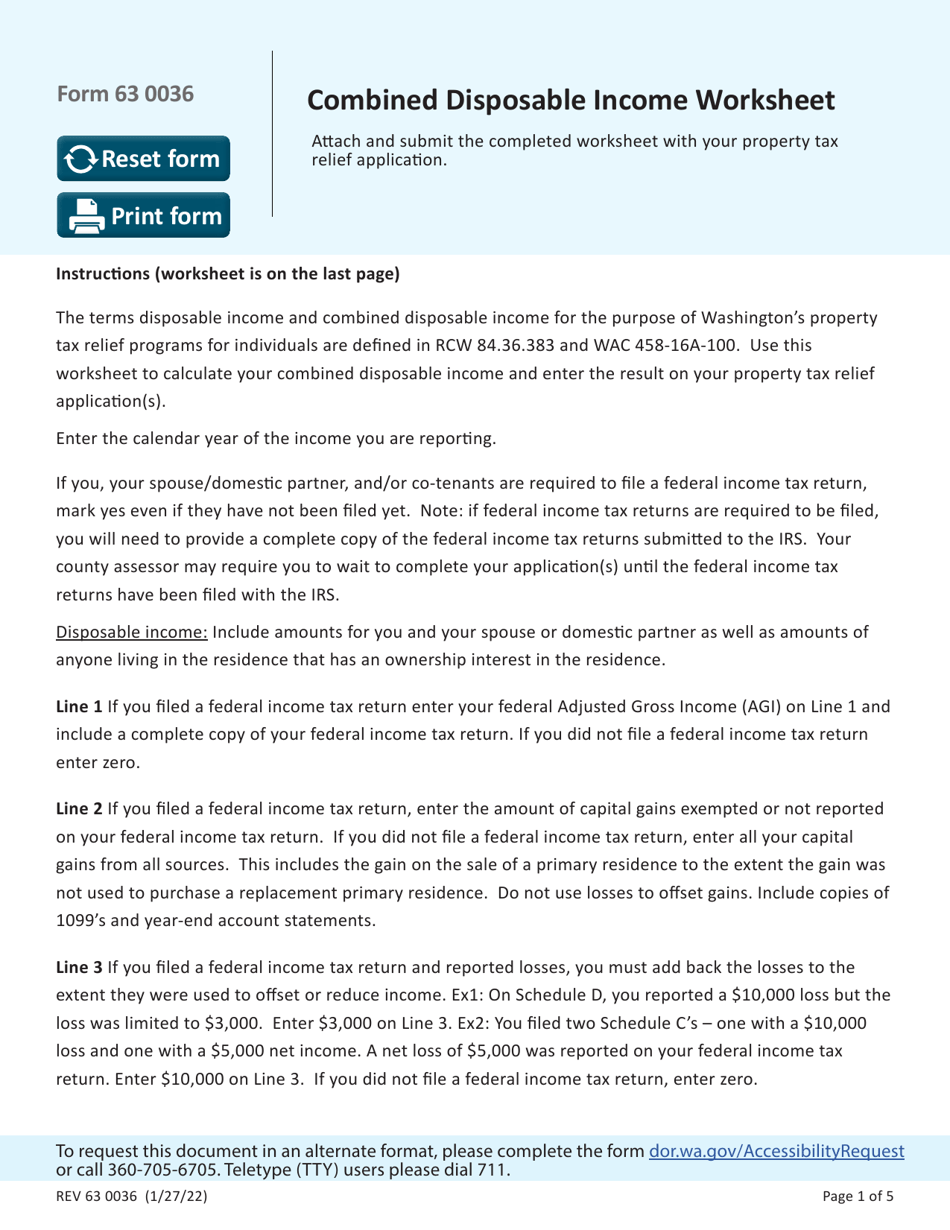 Form 63 0036 - Fill Out, Sign Online and Download Fillable PDF ...