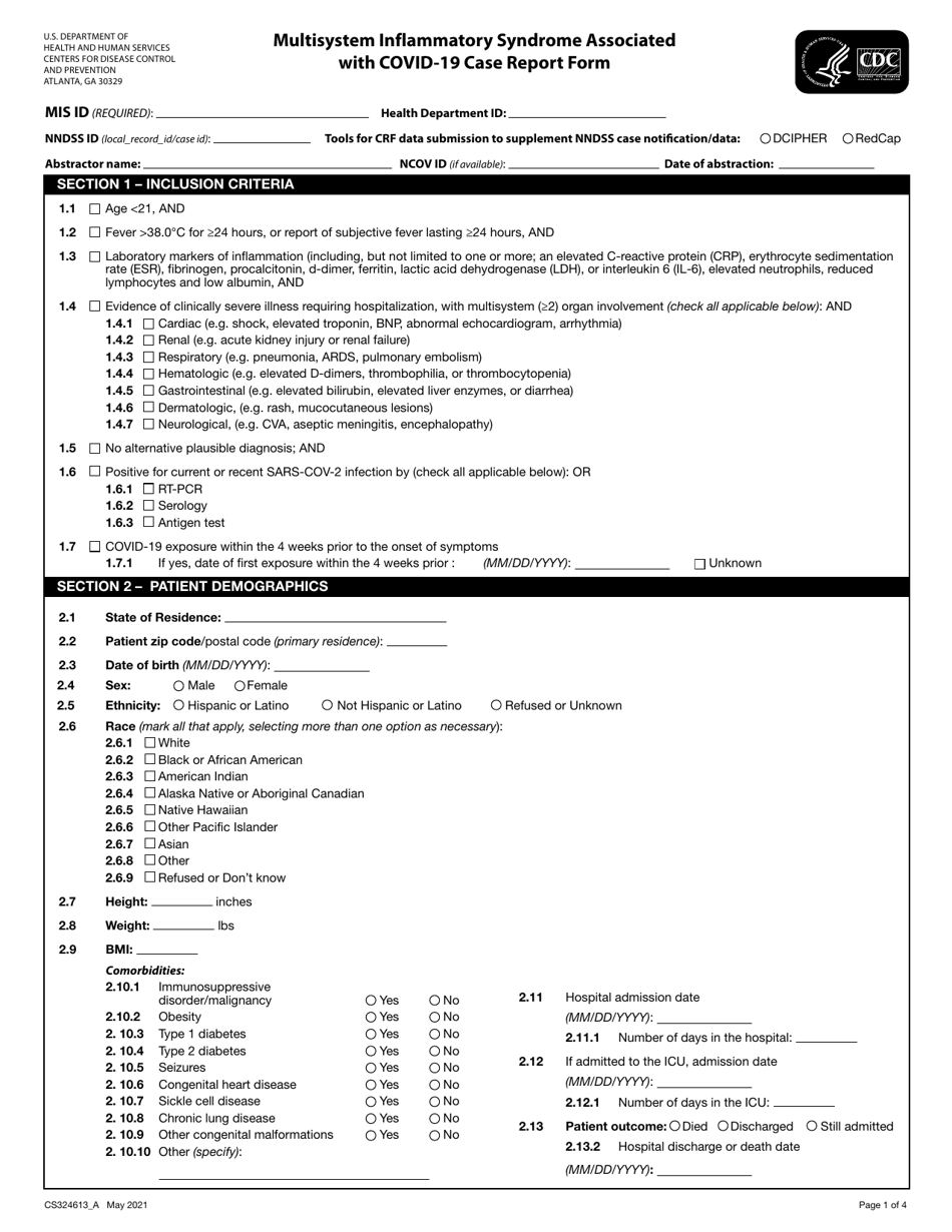 Form CS324613_A - Fill Out, Sign Online and Download Fillable PDF ...