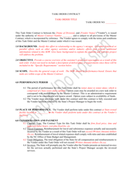 North Carolina Task Order Contract - Sample - Fill Out, Sign Online and Download PDF ...