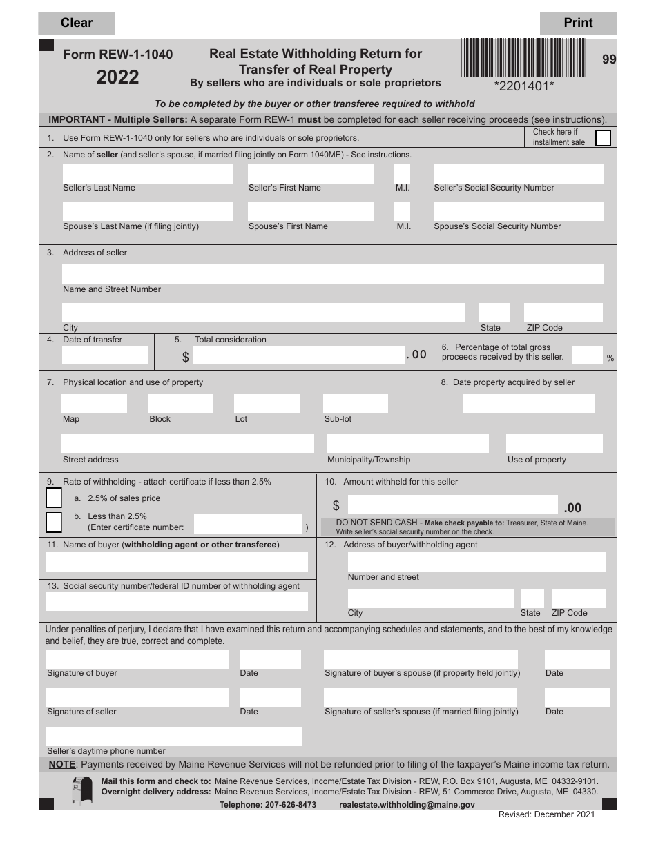 Form REW-1-140 - 2022 - Fill Out, Sign Online and Download Fillable PDF ...