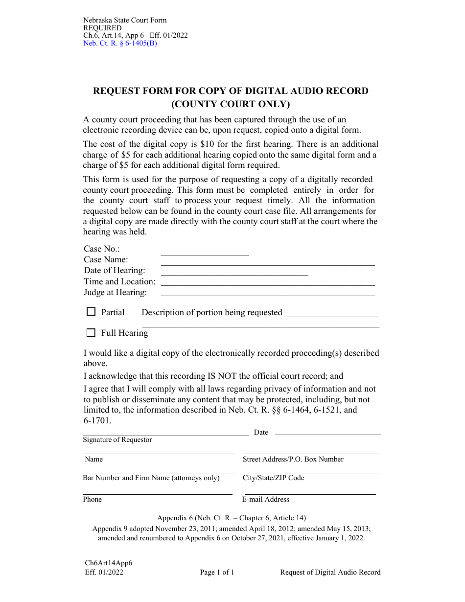 Form CH6ART14 Appendix 6 - Fill Out, Sign Online and Download Fillable ...