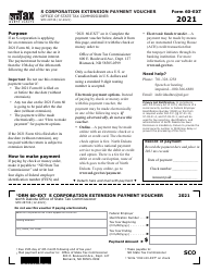 Form 60-EXT (SFN28736) - 2021 - Fill Out, Sign Online and Download ...