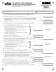Form SFN28727 Schedule ND-1FA - 2021 - Fill Out, Sign Online and ...