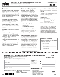 Form ND-1EXT (SFN28713) - 2021 - Fill Out, Sign Online and Download ...