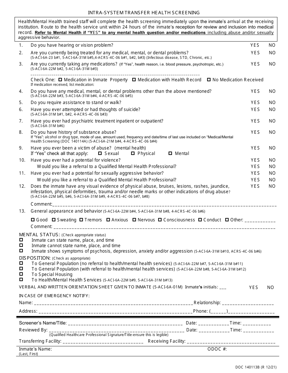 Form OP-140113B Download Printable PDF or Fill Online Intra-system ...