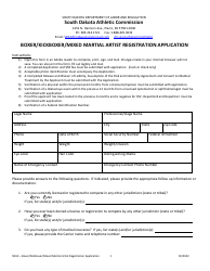 South Dakota Boxer/Kickboxer/Mixed Martial Artist Registration ...