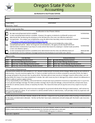 Oregon Authorized to Use Private Vehicle - Fill Out, Sign Online and ...