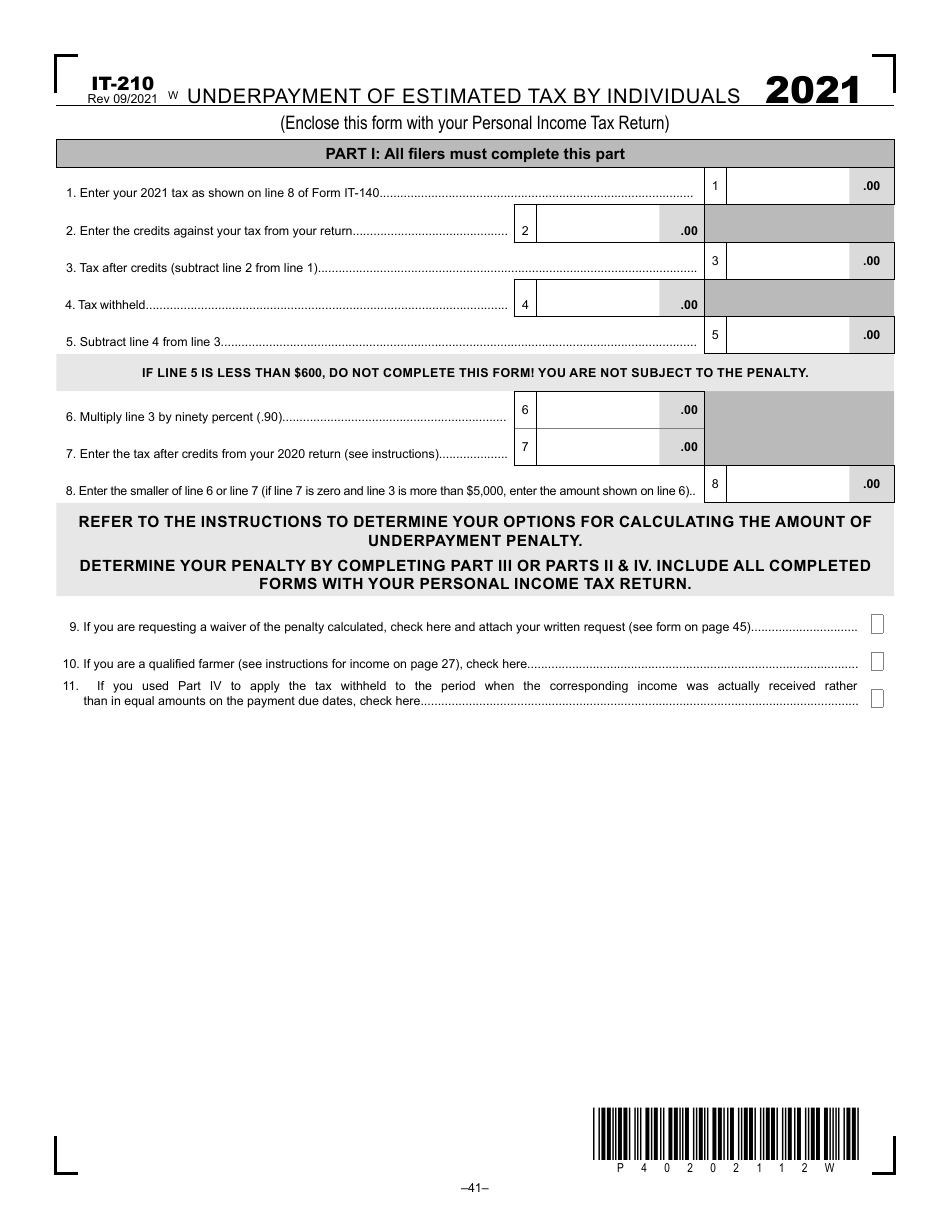 Form IT-210 - 2021 - Fill Out, Sign Online and Download Printable PDF ...