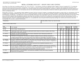 Form DCF-F-CFS2026 Download Printable PDF or Fill Online Staff ...