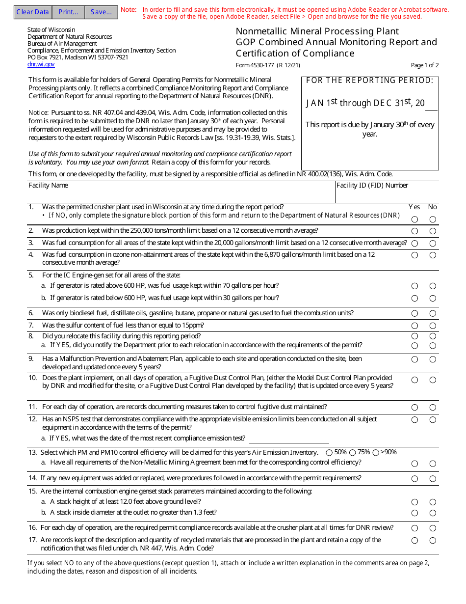 Form 4530-177 - Fill Out, Sign Online and Download Fillable PDF ...