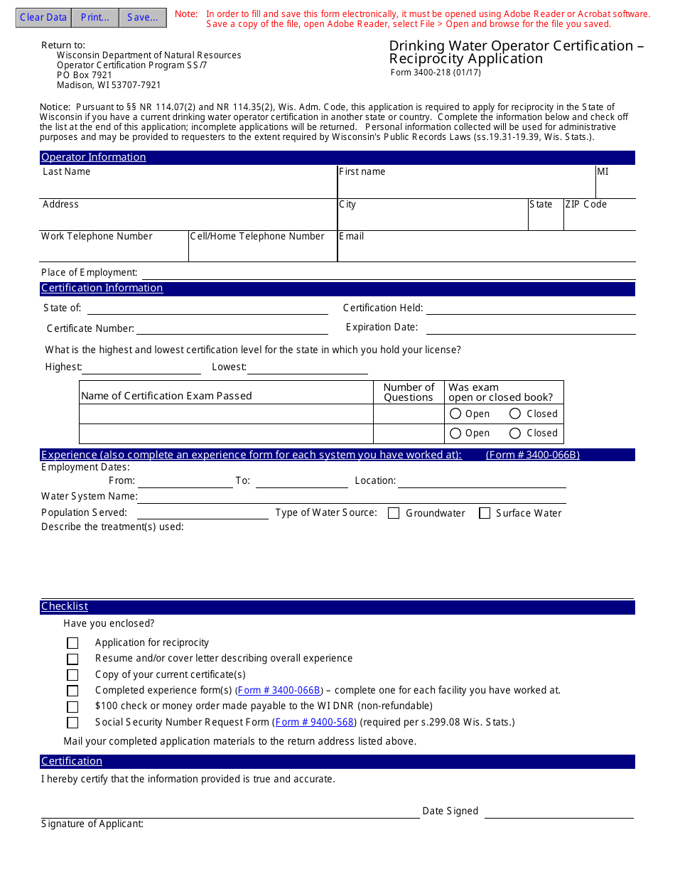 Form 3400-218 - Fill Out, Sign Online and Download Fillable PDF ...