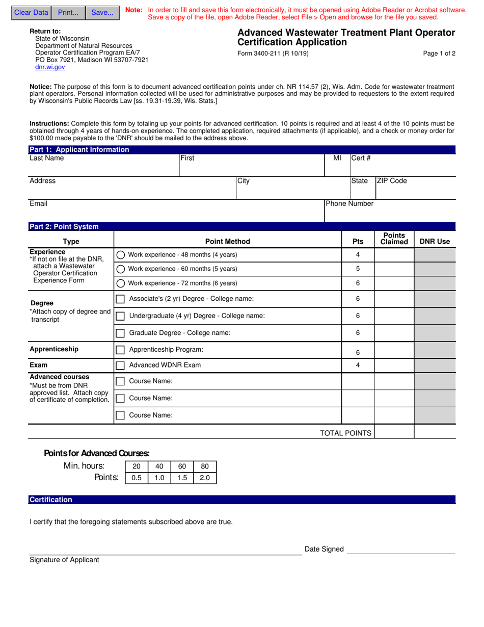 Form 3400-211 - Fill Out, Sign Online and Download Fillable PDF ...