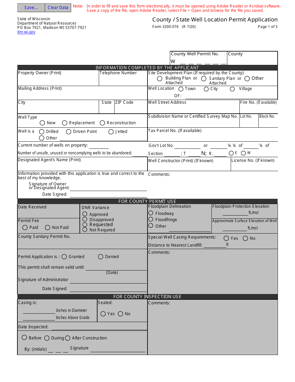 Form 3300-076 - Fill Out, Sign Online and Download Fillable PDF ...