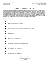 Form F-45019 Download Printable PDF or Fill Online Reciprocity ...