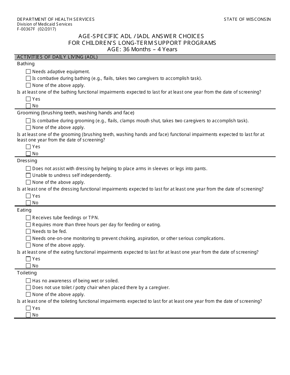 Form F-00367F - Fill Out, Sign Online and Download Printable PDF ...