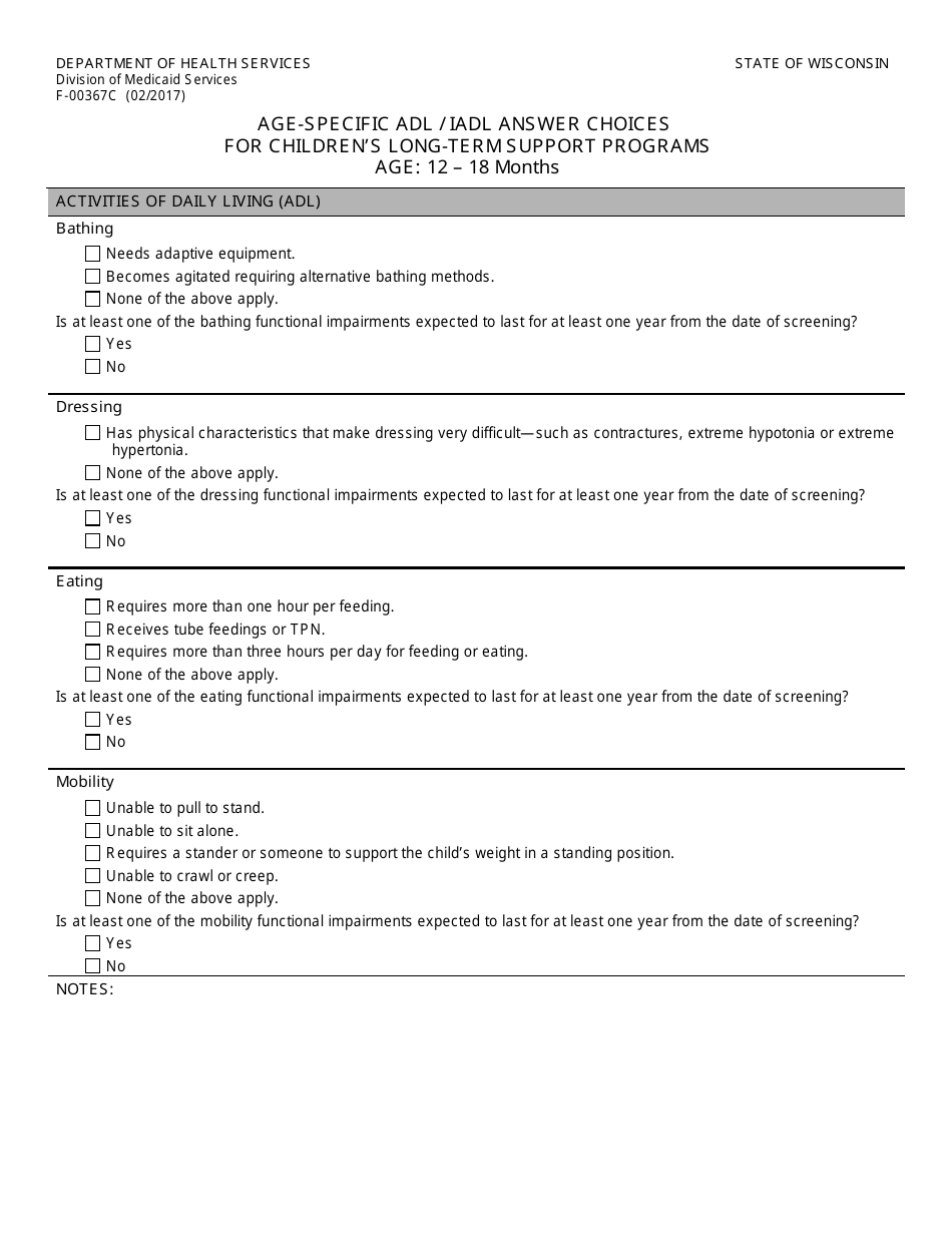 Form F-00367C - Fill Out, Sign Online and Download Printable PDF ...