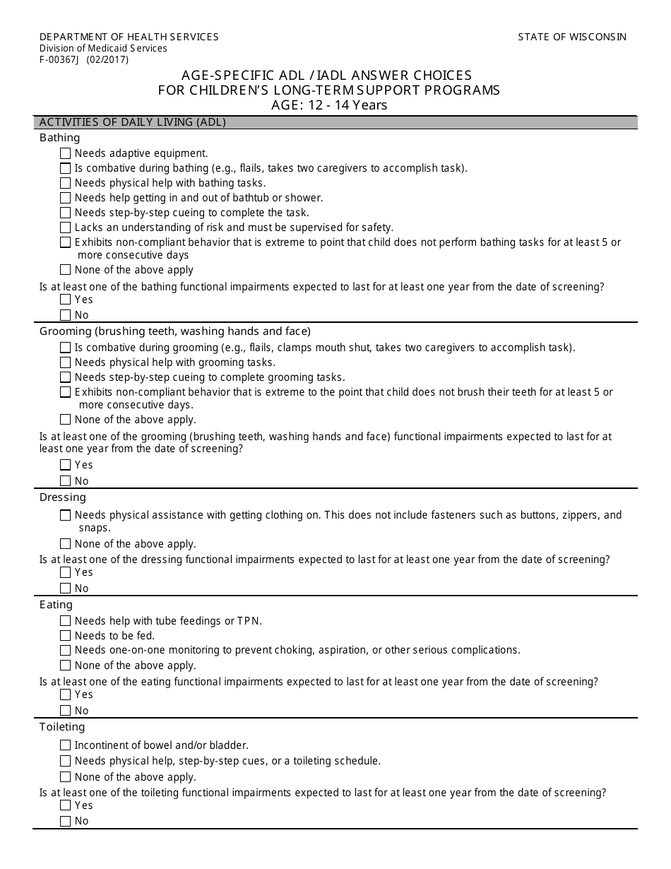 Form F-00367J - Fill Out, Sign Online and Download Printable PDF ...