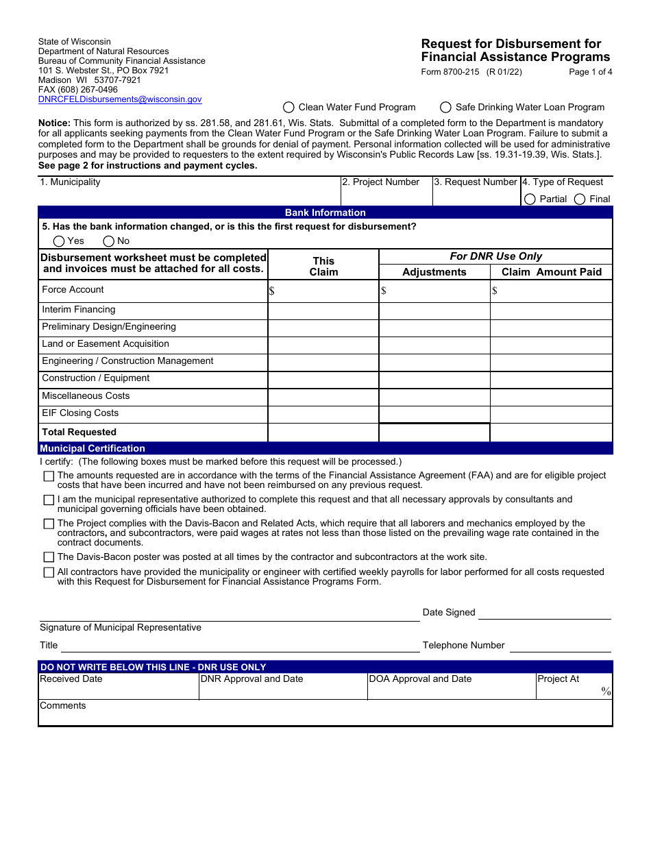 Form 8700-215 - Fill Out, Sign Online and Download Fillable PDF ...