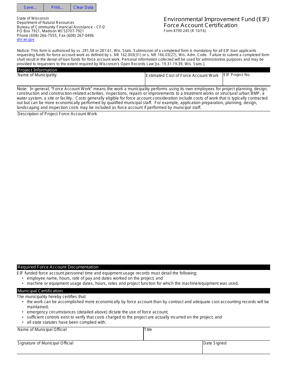 Form 8700-245 - Fill Out, Sign Online and Download Fillable PDF ...