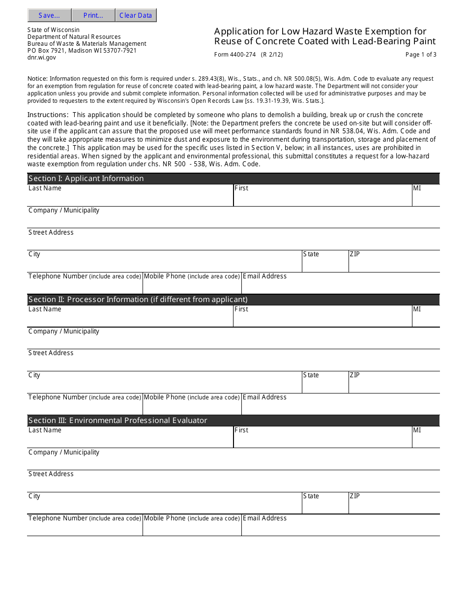 Form 4400-274 - Fill Out, Sign Online and Download Fillable PDF ...