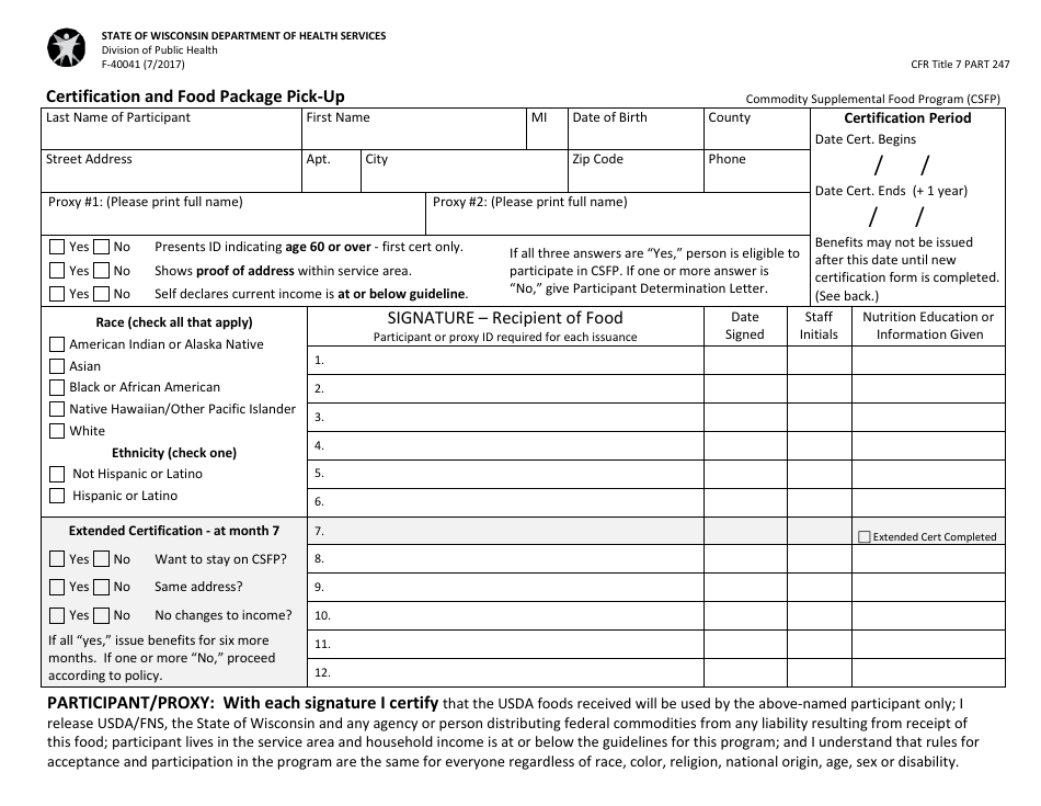 Form F-40041 - Fill Out, Sign Online and Download Printable PDF ...