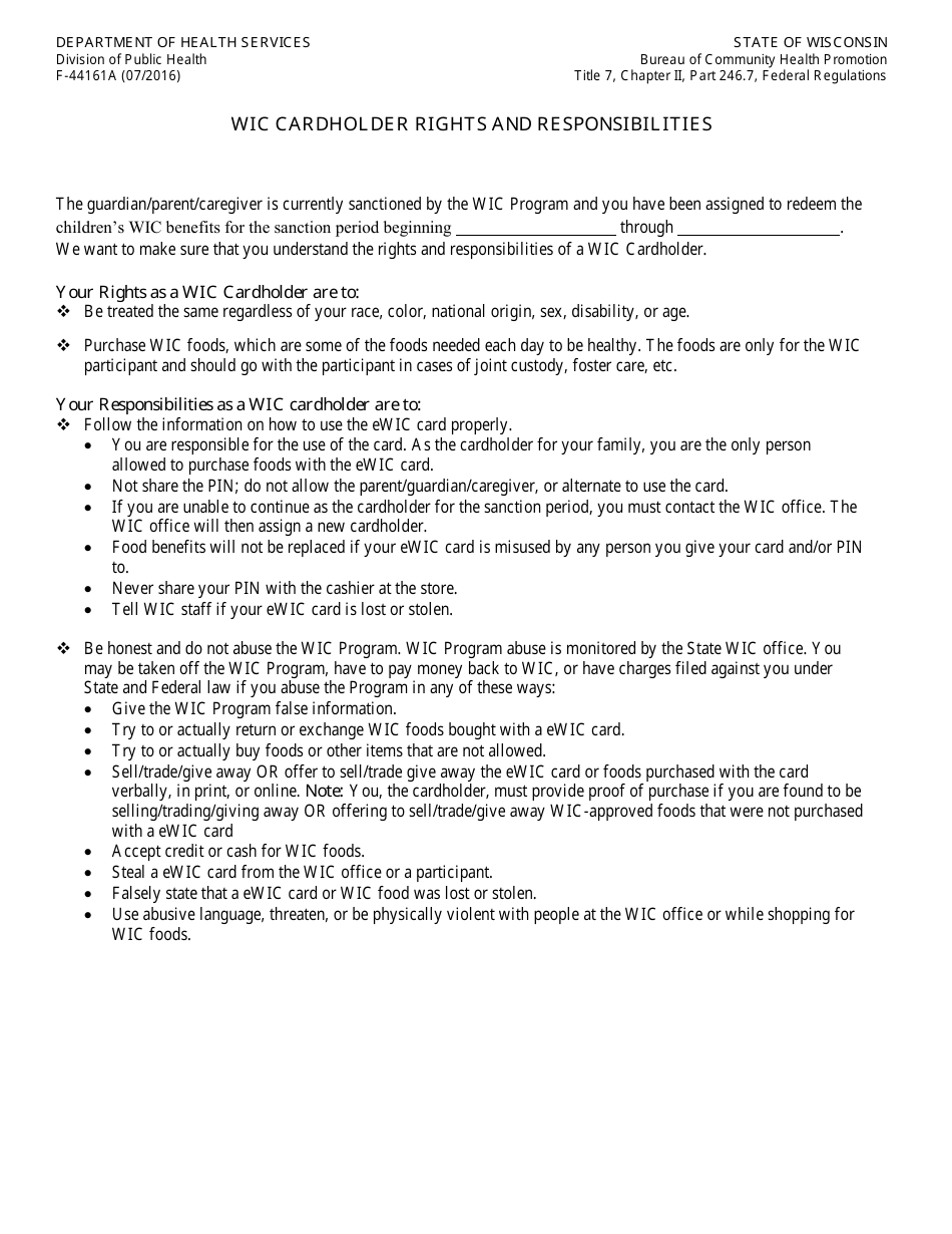 Form F-44161A - Fill Out, Sign Online and Download Printable PDF ...