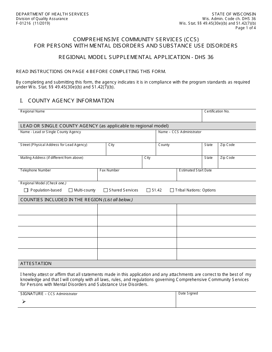 Form F-01216 - Fill Out, Sign Online and Download Printable PDF ...